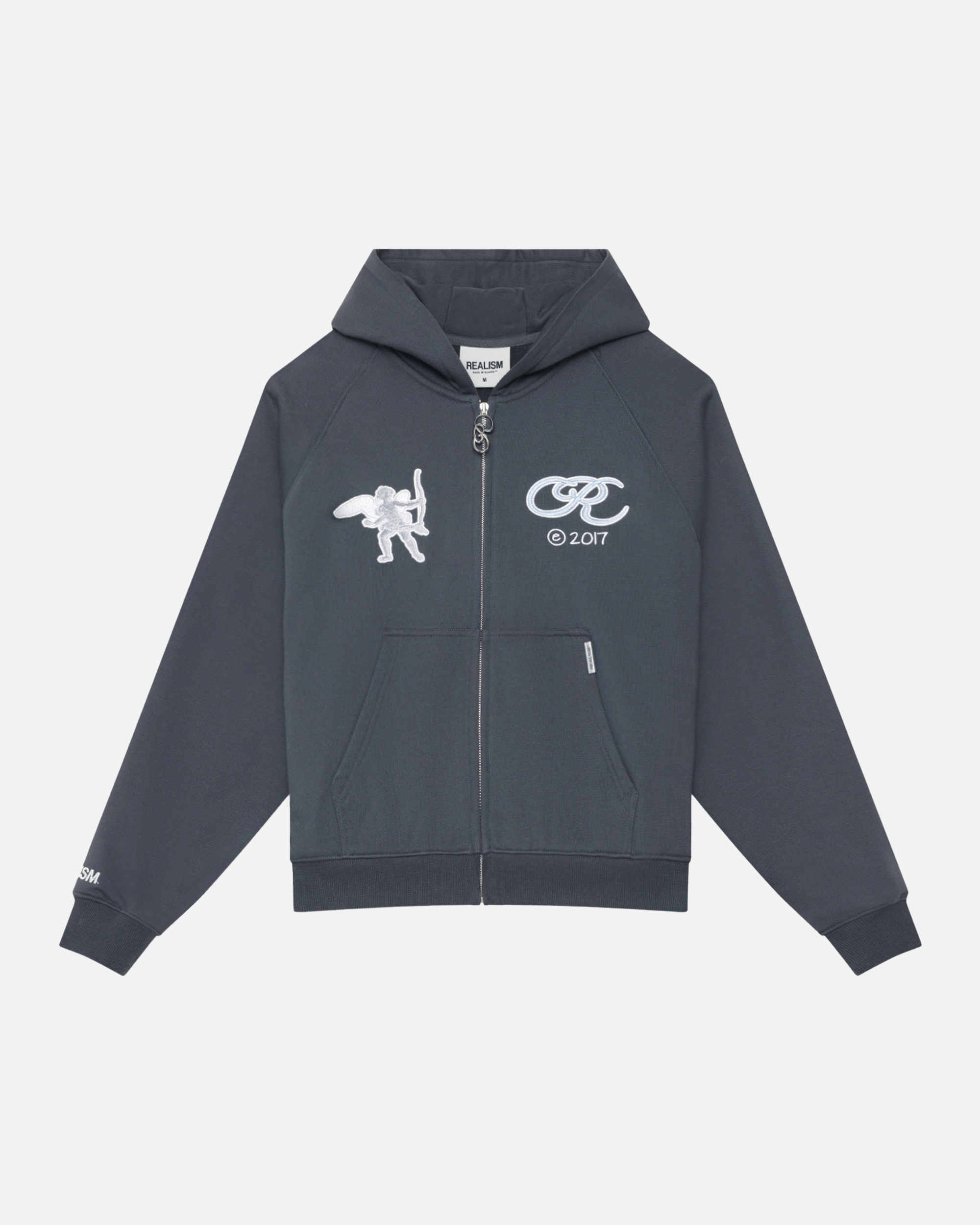 APOLLO ZIP HOODIE SLATE – Realism
