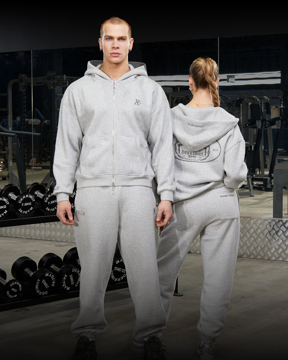 REALISM X DERRIMUT GYM OLD SCHOOL ECHO SWEATPANTS BABY BLUE – Realism