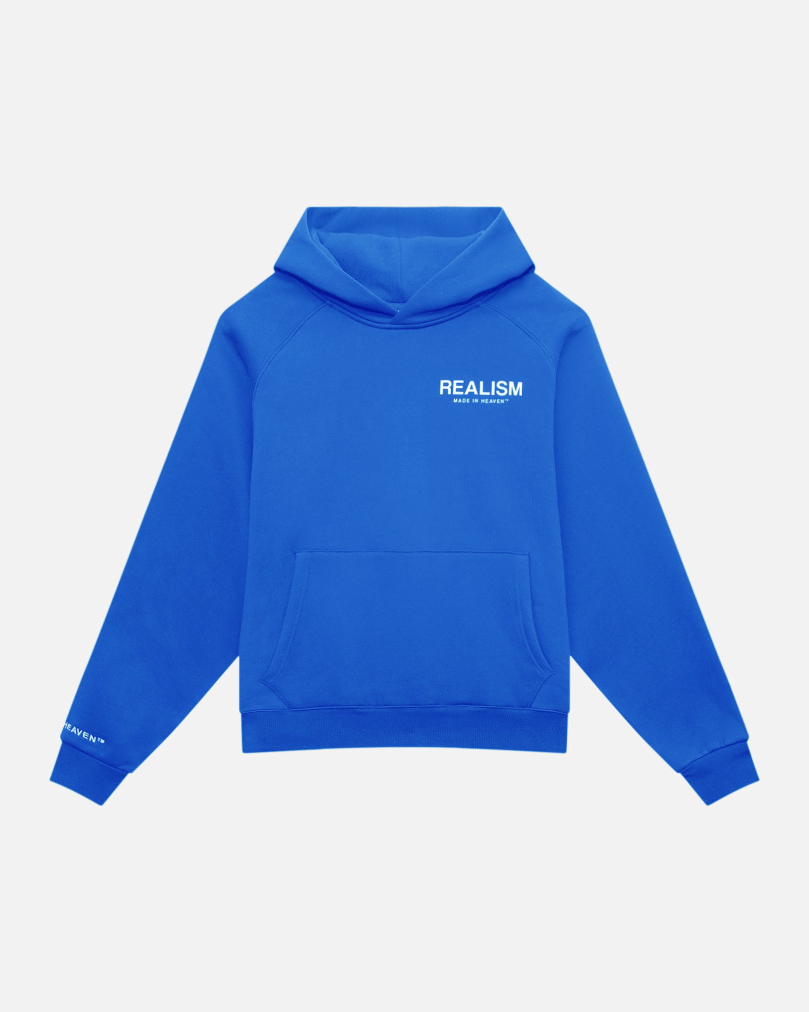 HEAVEN LOGO HOODIE AZURE – Realism